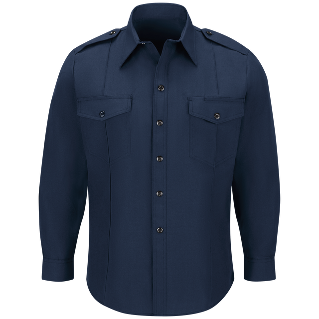 Workrite Men's Non-FR 100% Cotton Classic Long Sleeve Fire Chief Shirt