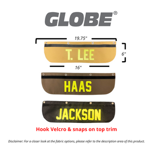 Personalized Firefighter Name Tag Panel