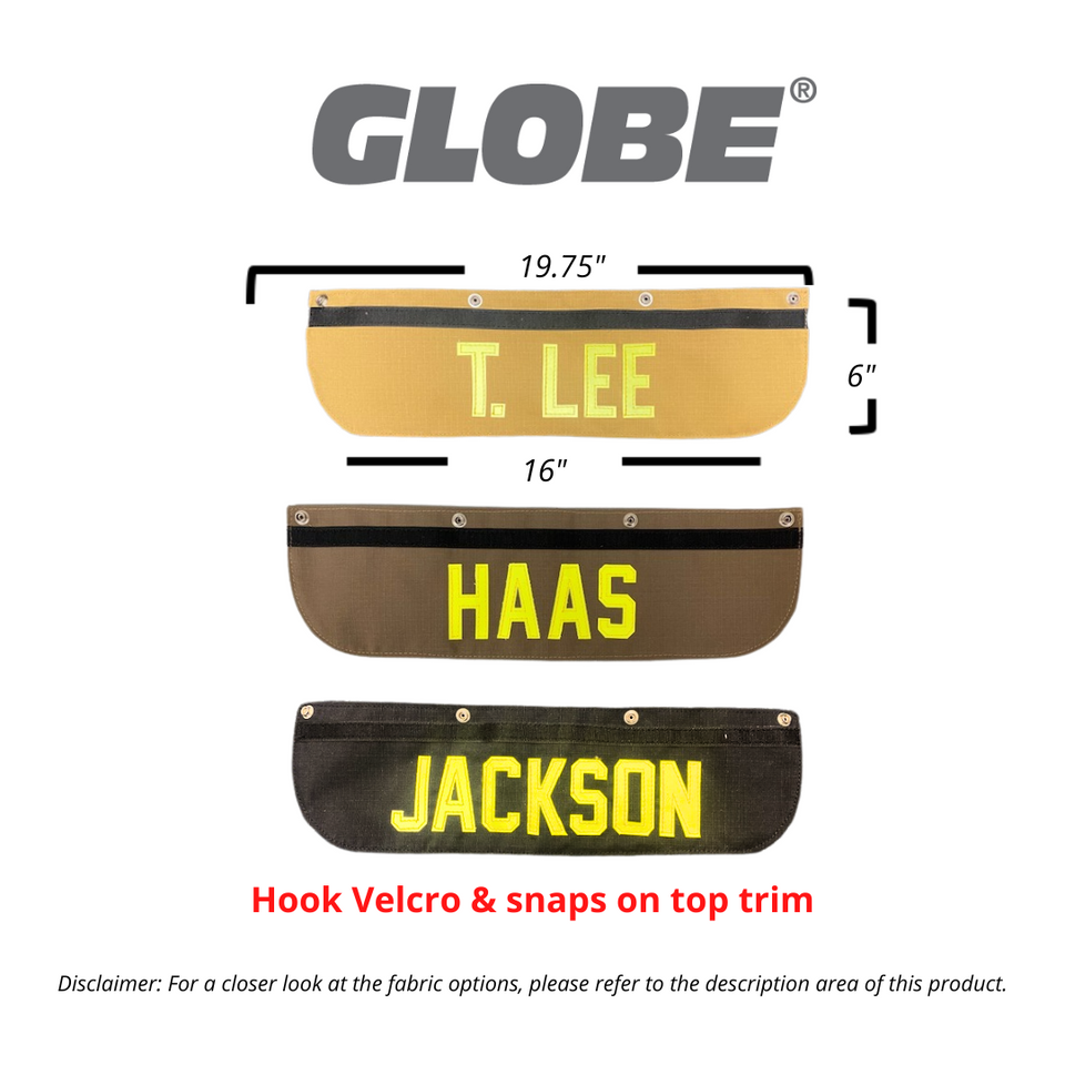 Personalized Firefighter Name Tag Panel