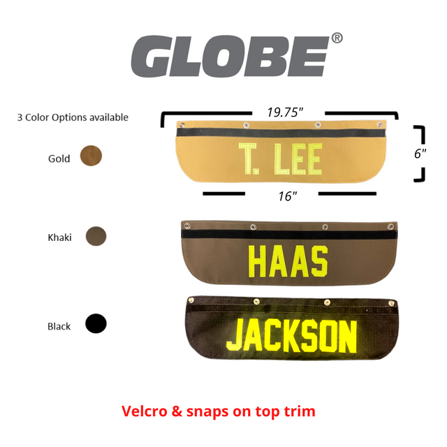 Personalized Firefighter Name Tag Panel