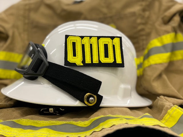 Personalized Helmet & Company ID Tags (set of 2)