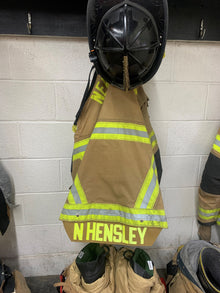 Personalized Firefighter Name Tag Panel