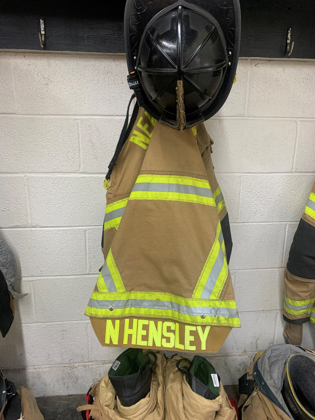 Personalized Firefighter Name Tag Panel